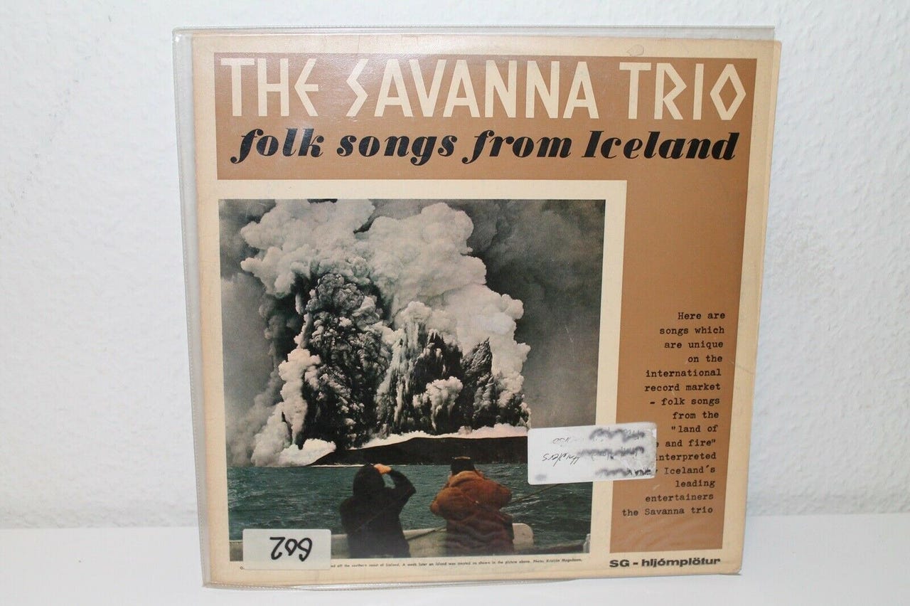 LP, The Savanna Trio , Folk Songs From Iceland | DBA