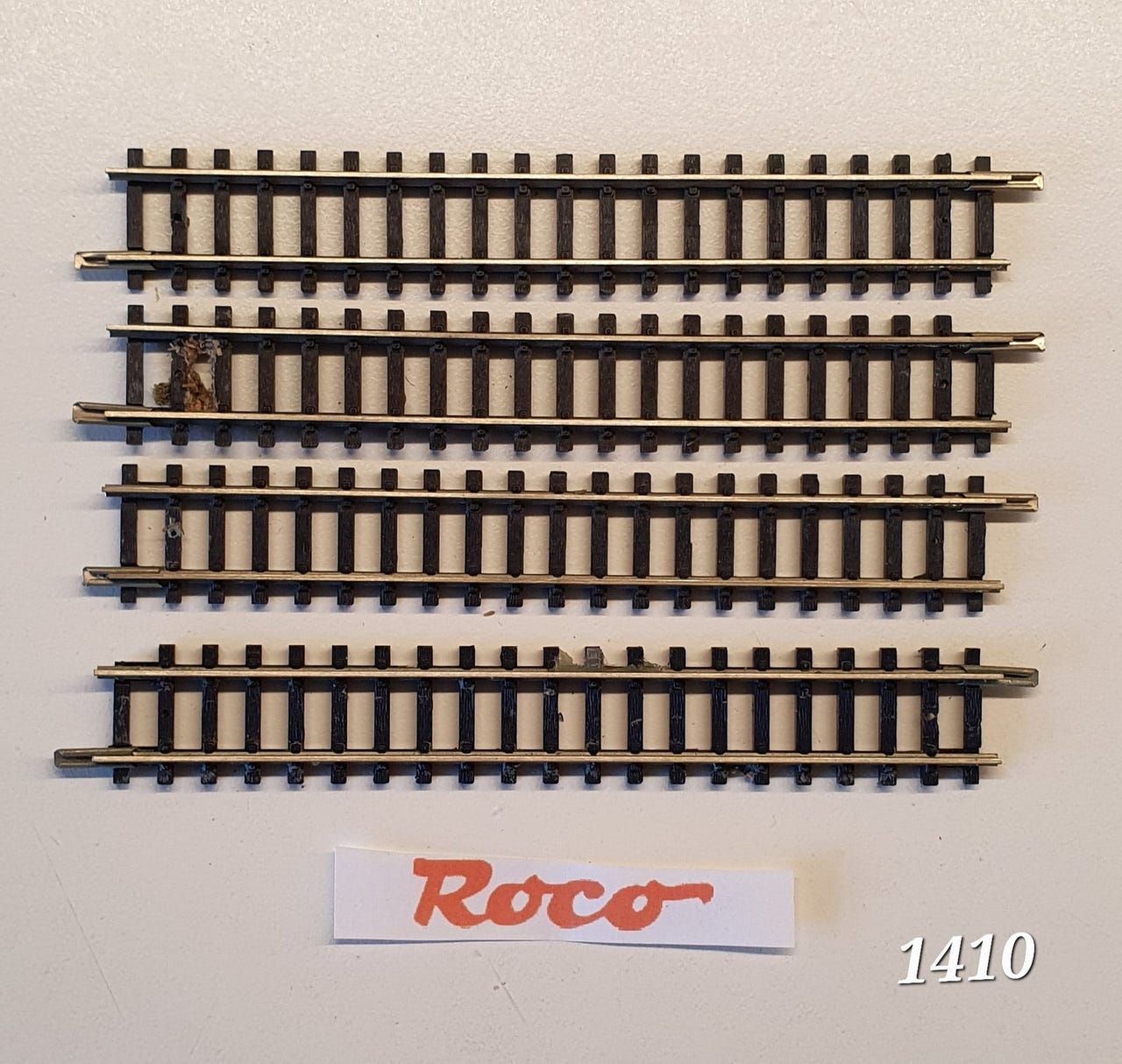 Modeltog, JH-N 1410 ROCO 2401 lige skinner, skala N | DBA