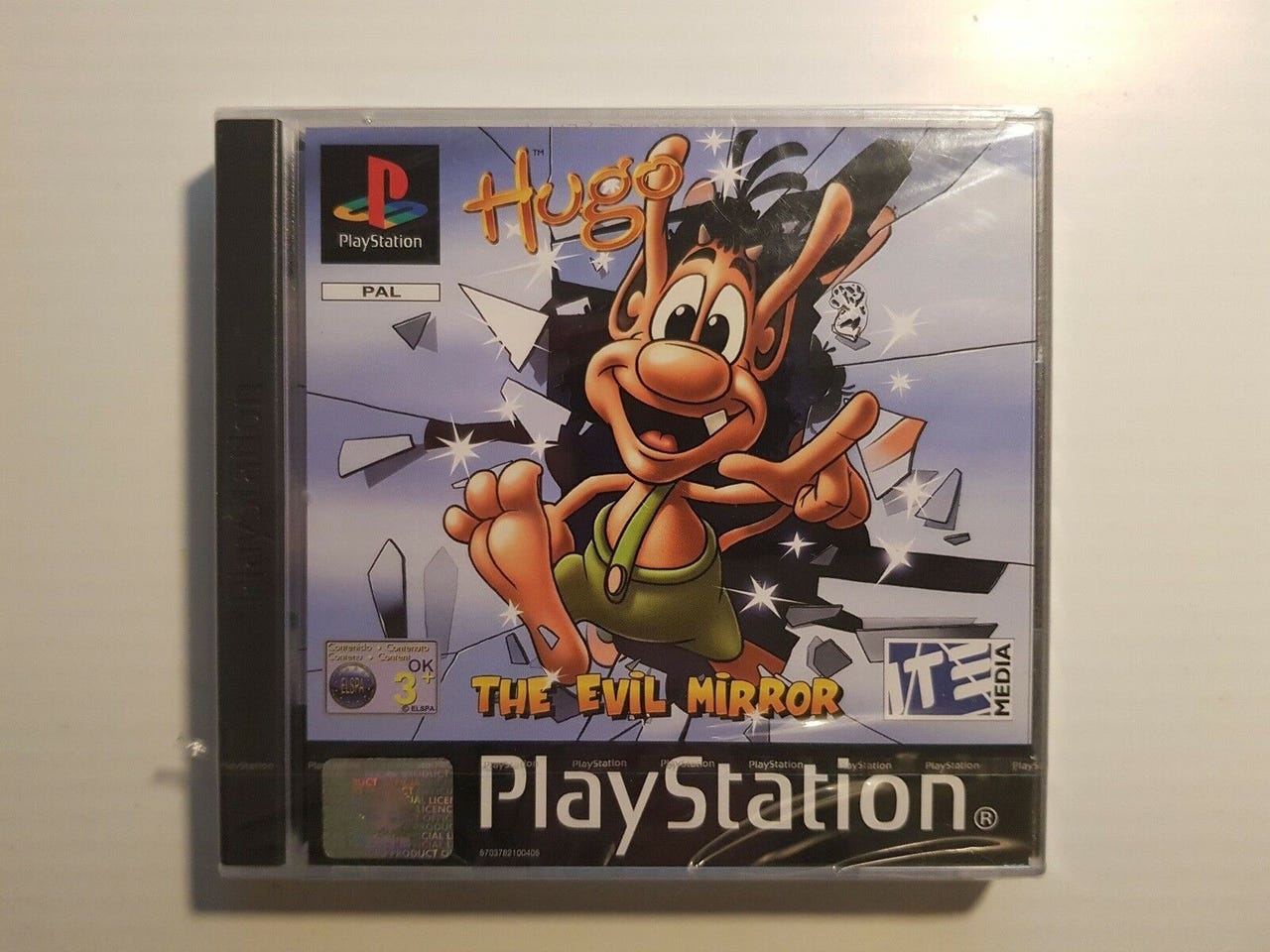 (Nyt i folie) Hugo, the evil mirror, PS | DBA