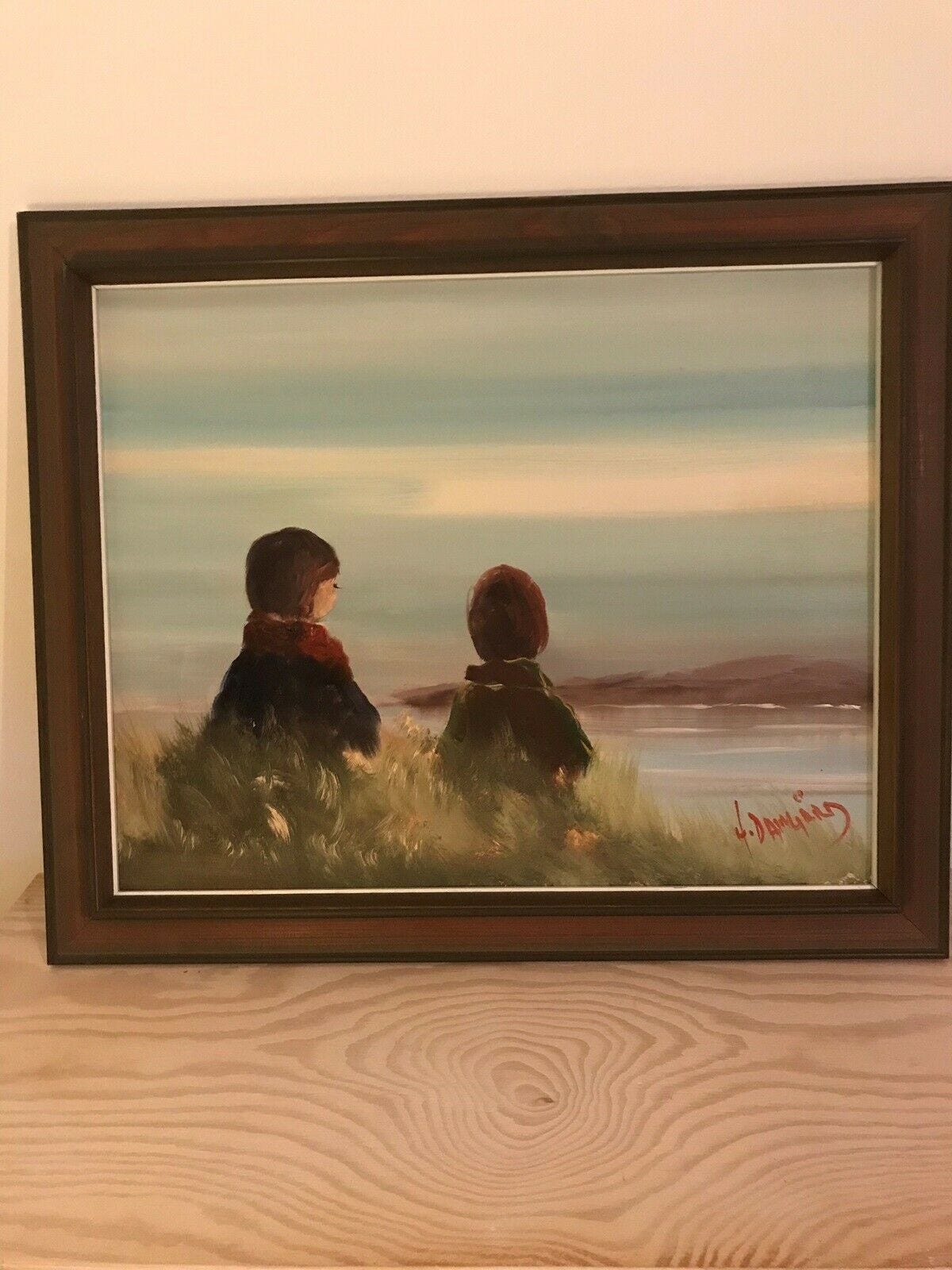 Oliemaleri, Damgaard, motiv: Portrætter/Figurer | DBA