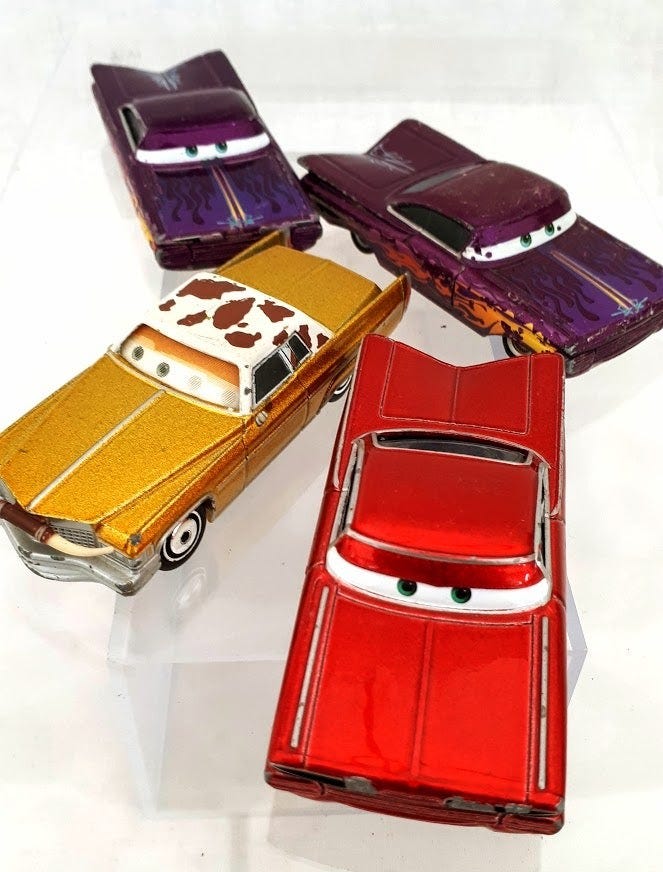 Modelbil. Disney Pixar. Chevrolet & Cadillac. | DBA