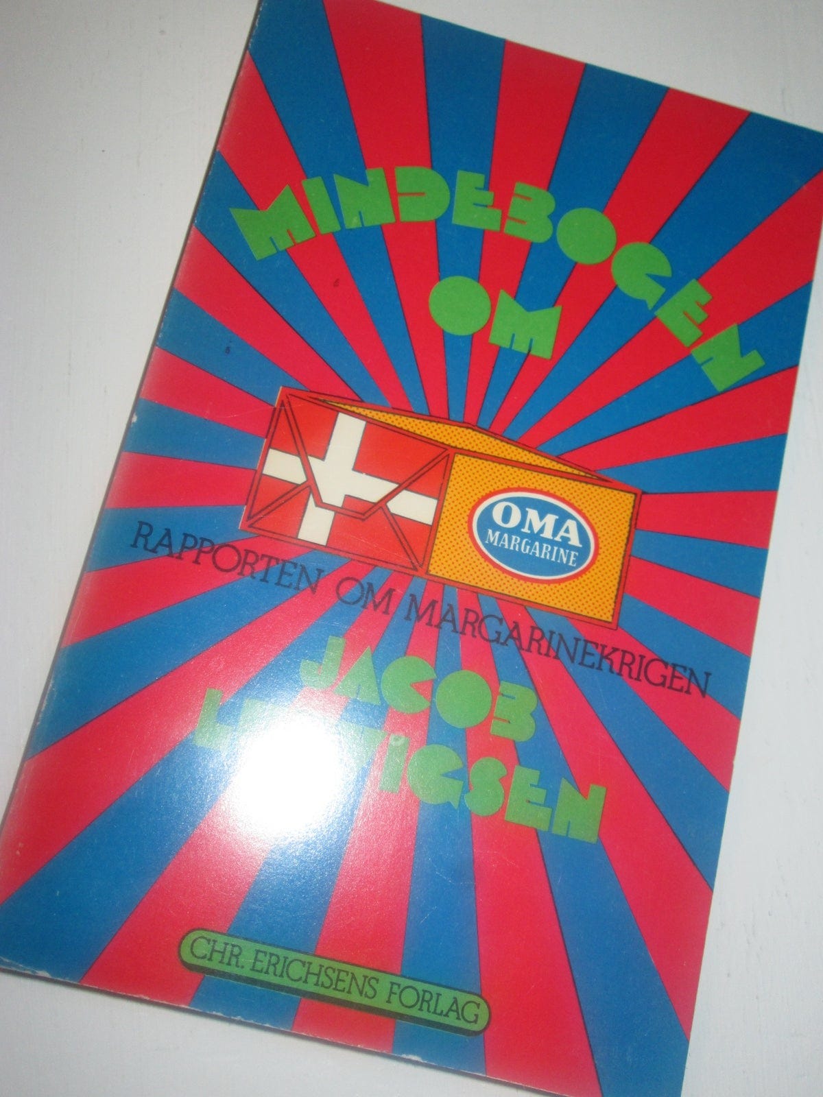 Mindebogen om OMA margarine, Jacob Ludvigsen, emne: historie og samfund ...