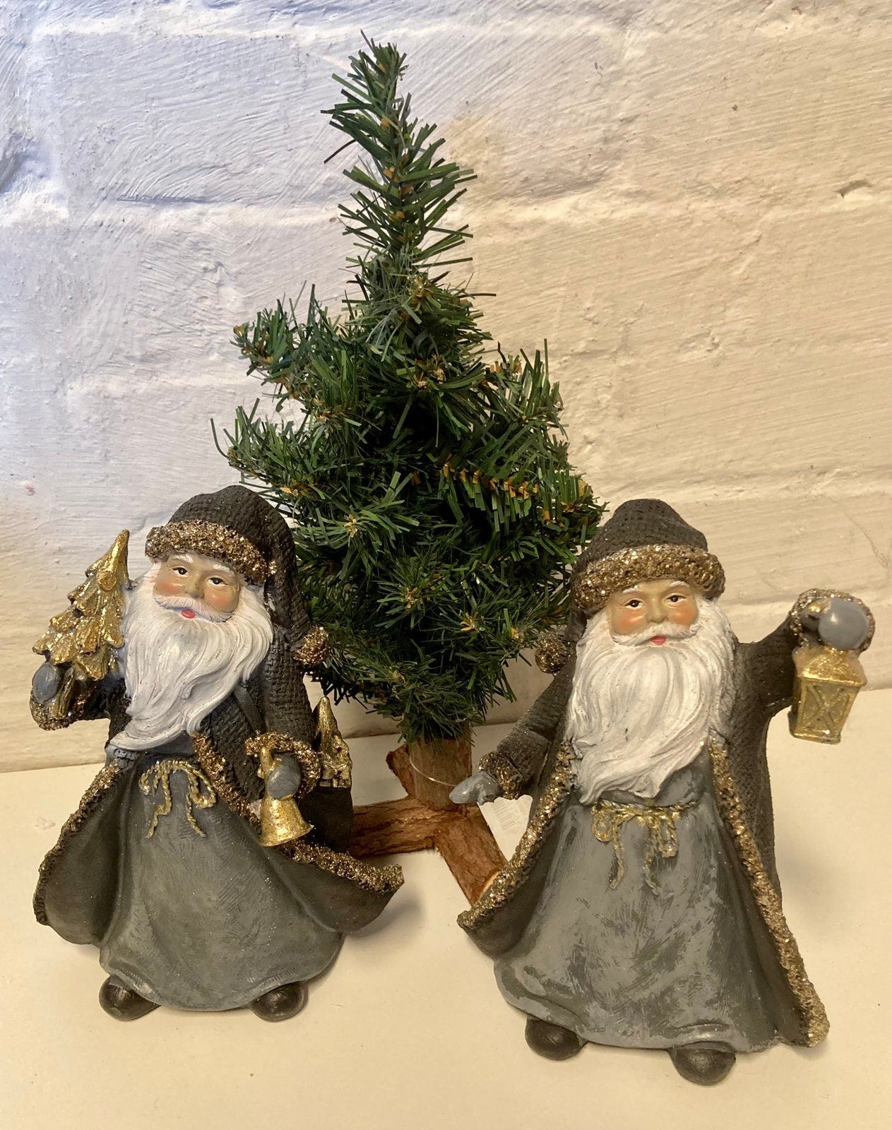 Julemand sort & guld 2 styk | DBA