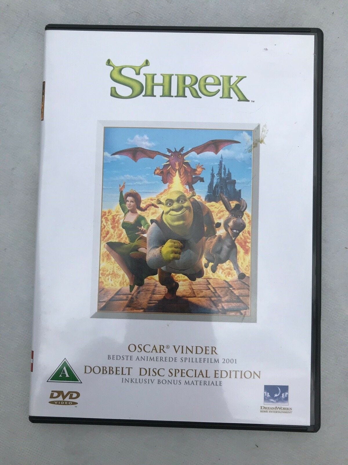 Shrek, instruktør DreamWorks, DVD | DBA