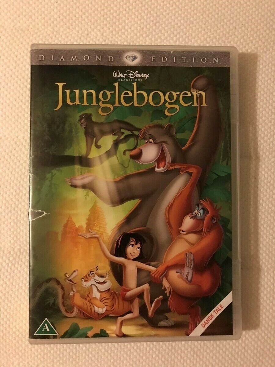 Jungle Bogen med Guldnummer 19., DVD, animation | DBA