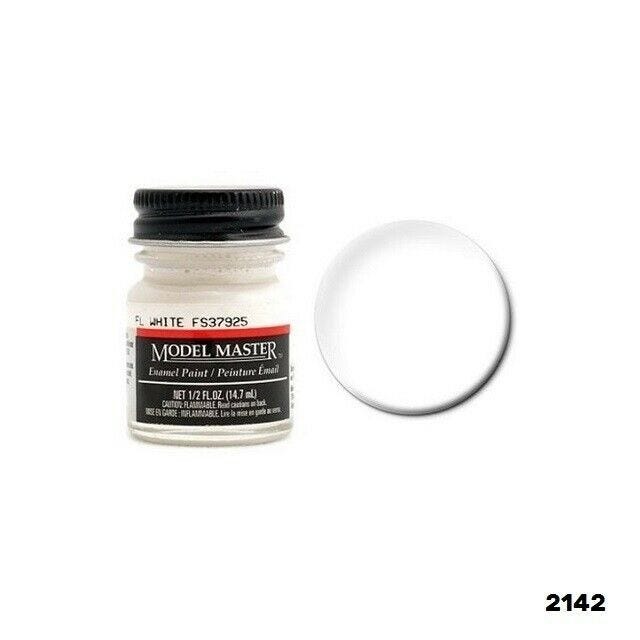 Byggesæt, Model Master Enamel 2142 White. (F). "FS37925". 14,7ml. | DBA