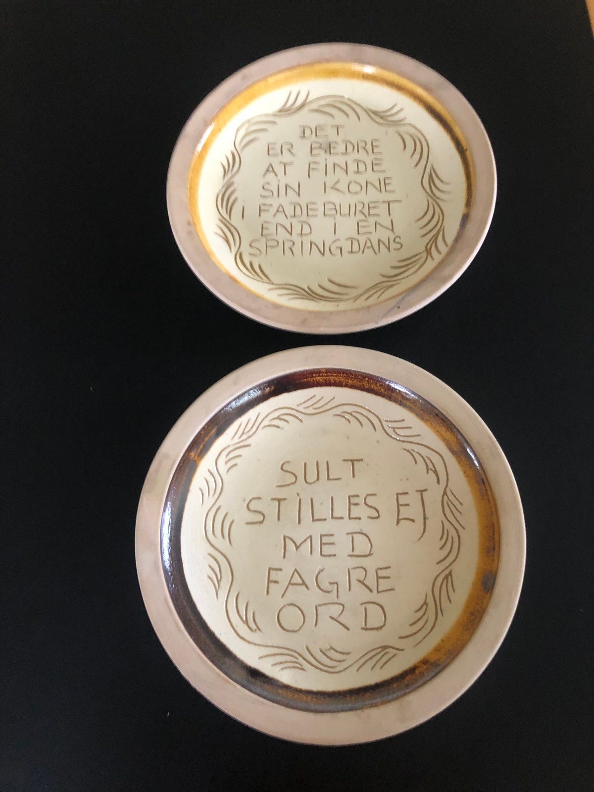 Keramik, Tallerkener, Munk | DBA