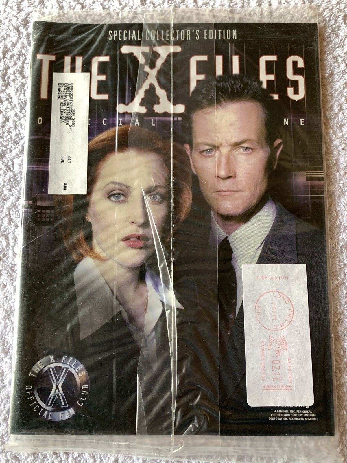2001 X-Files Official Magazine - Scully/Doggett, Blad | DBA