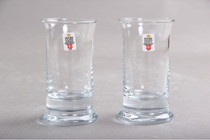 Snapseglas / Dramglas, Holmegaard No 5 | DBA