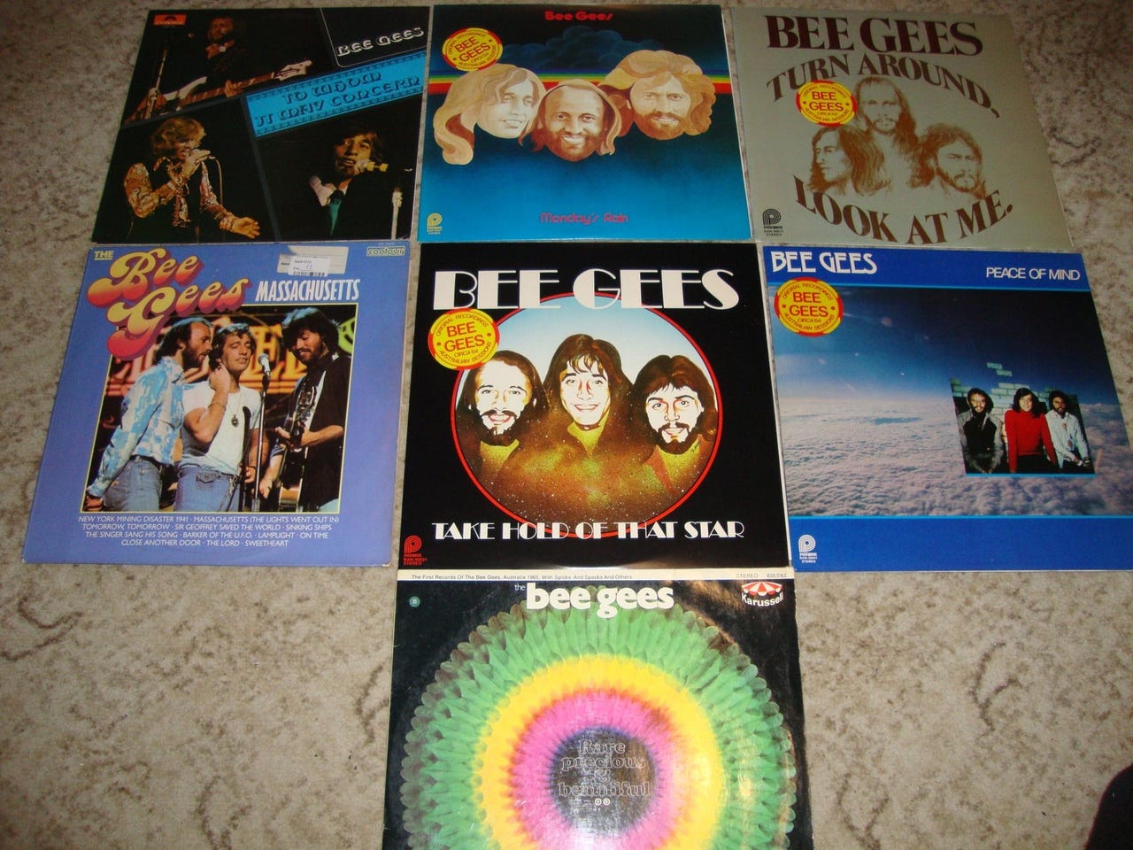 LP, BEE GEES., 7 stk Bee Gees LPèr. | DBA