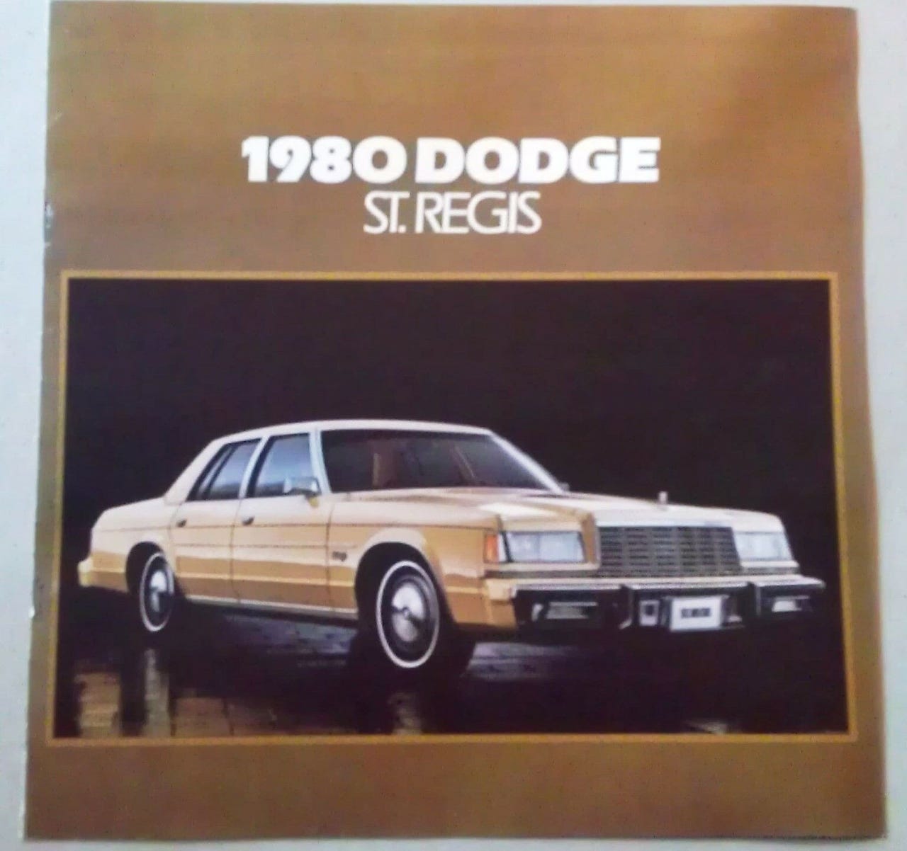 Brochure 1980 Dodge St.Regis., Chrysler, emne: bil og motor | DBA