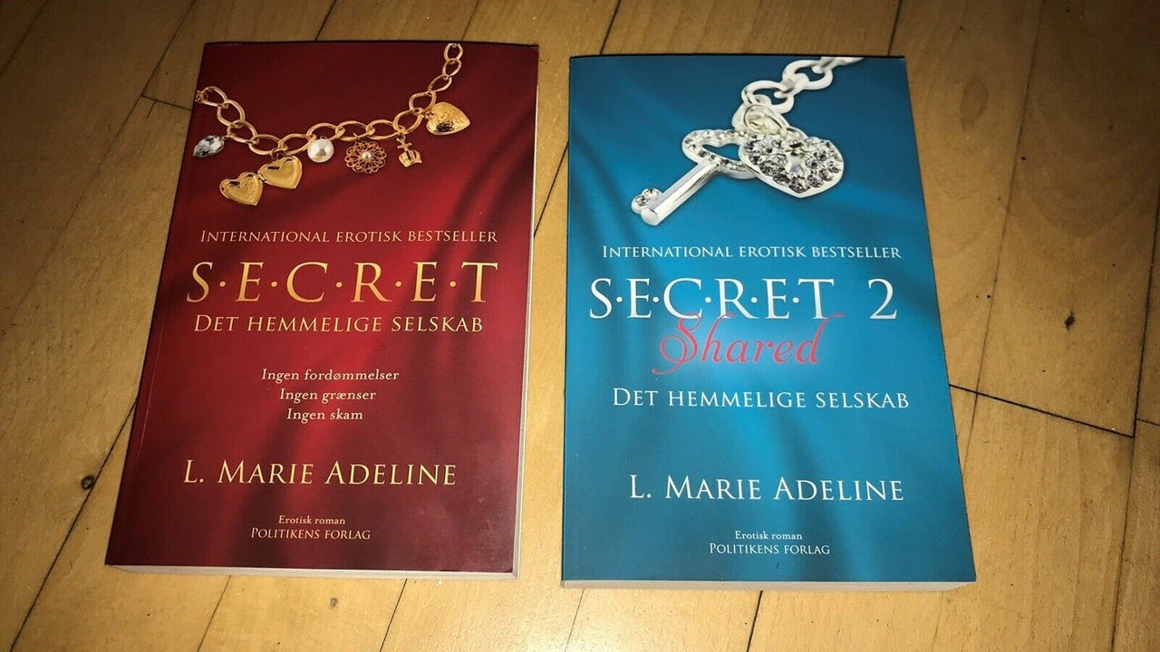 Secret 1 og 2, L. Marie Adeline, genre: romantik | DBA
