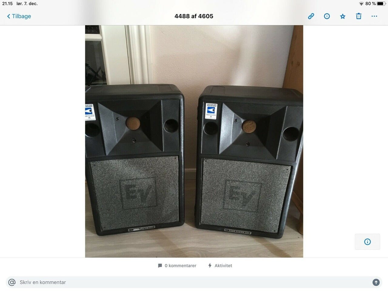 Pa anlæg, Højtaler EV Stage System 200 | DBA