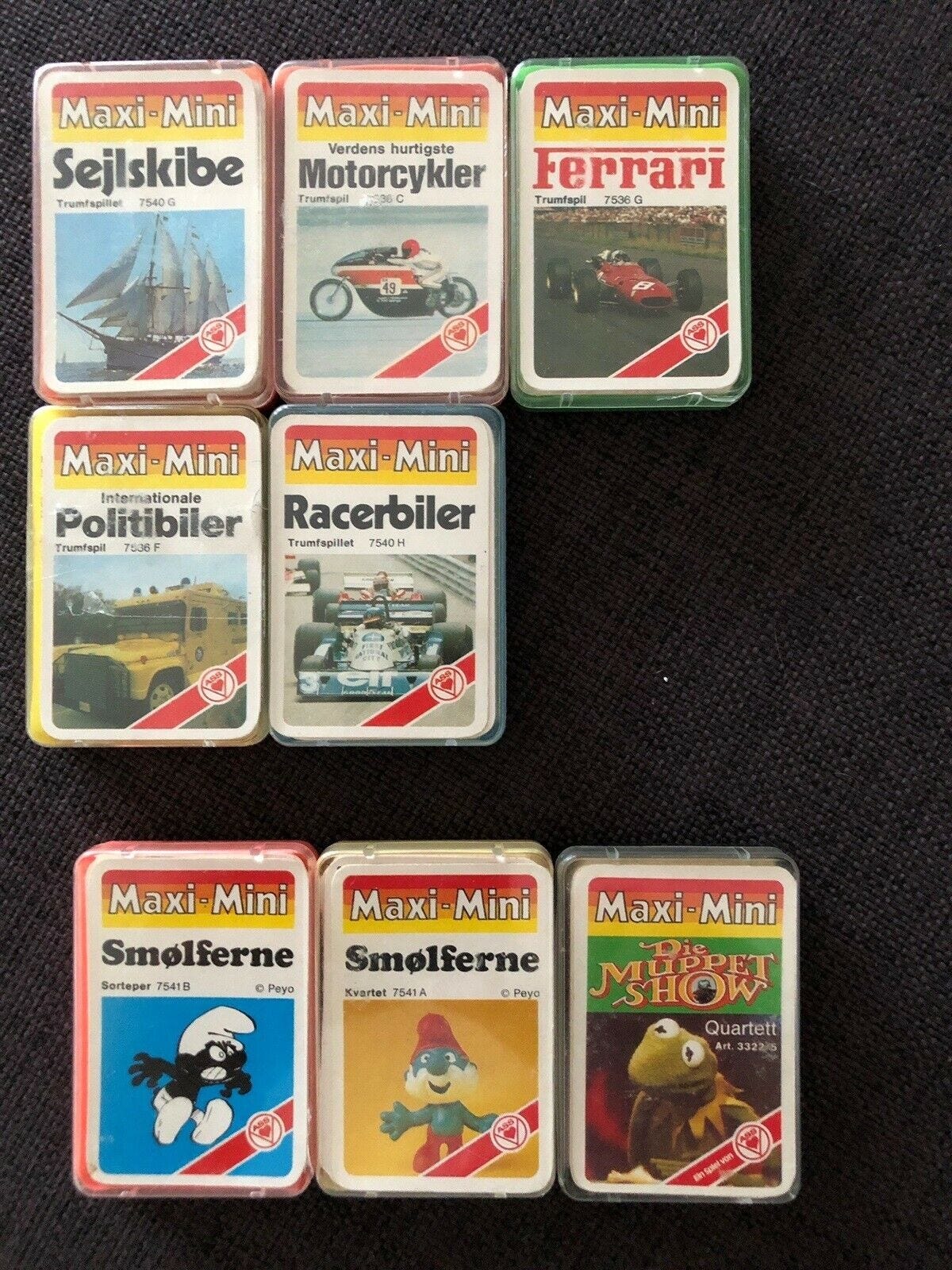 Maxi-mini “bilkort”, Bilkort / kvartetspil, kortspil | DBA