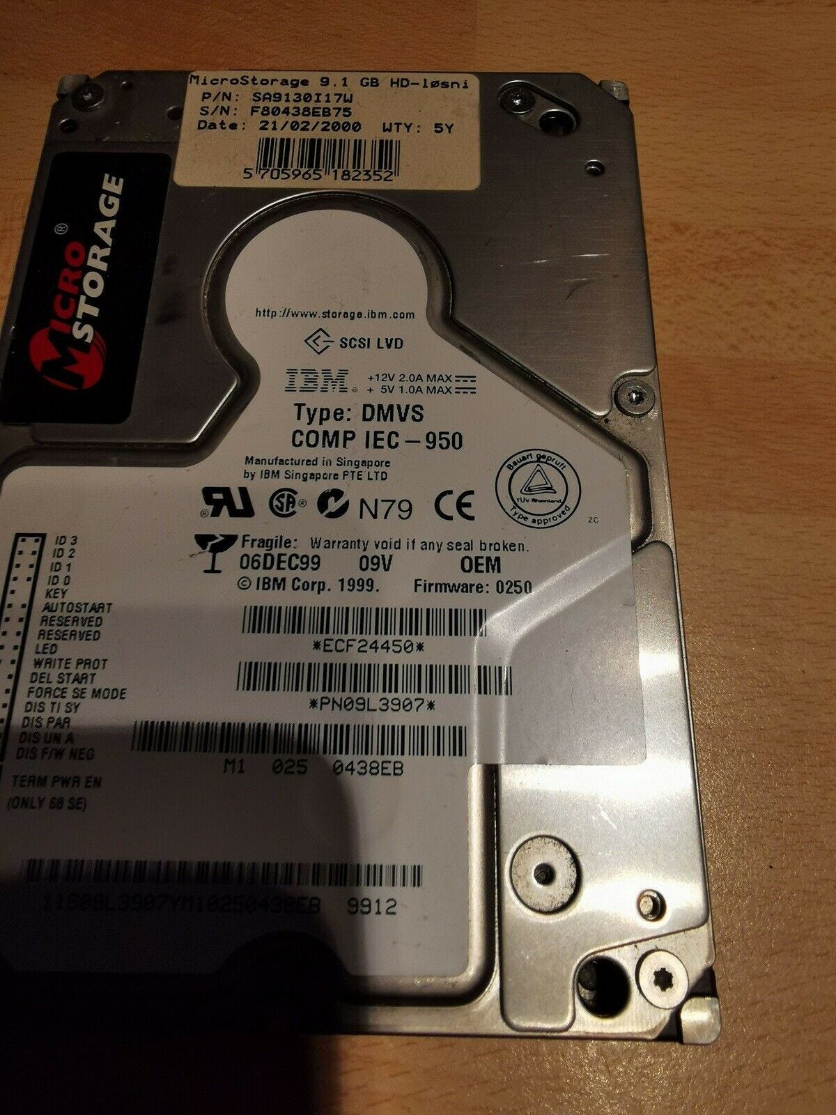 IBM DMVS IEC-950, 9 GB, Perfekt | DBA