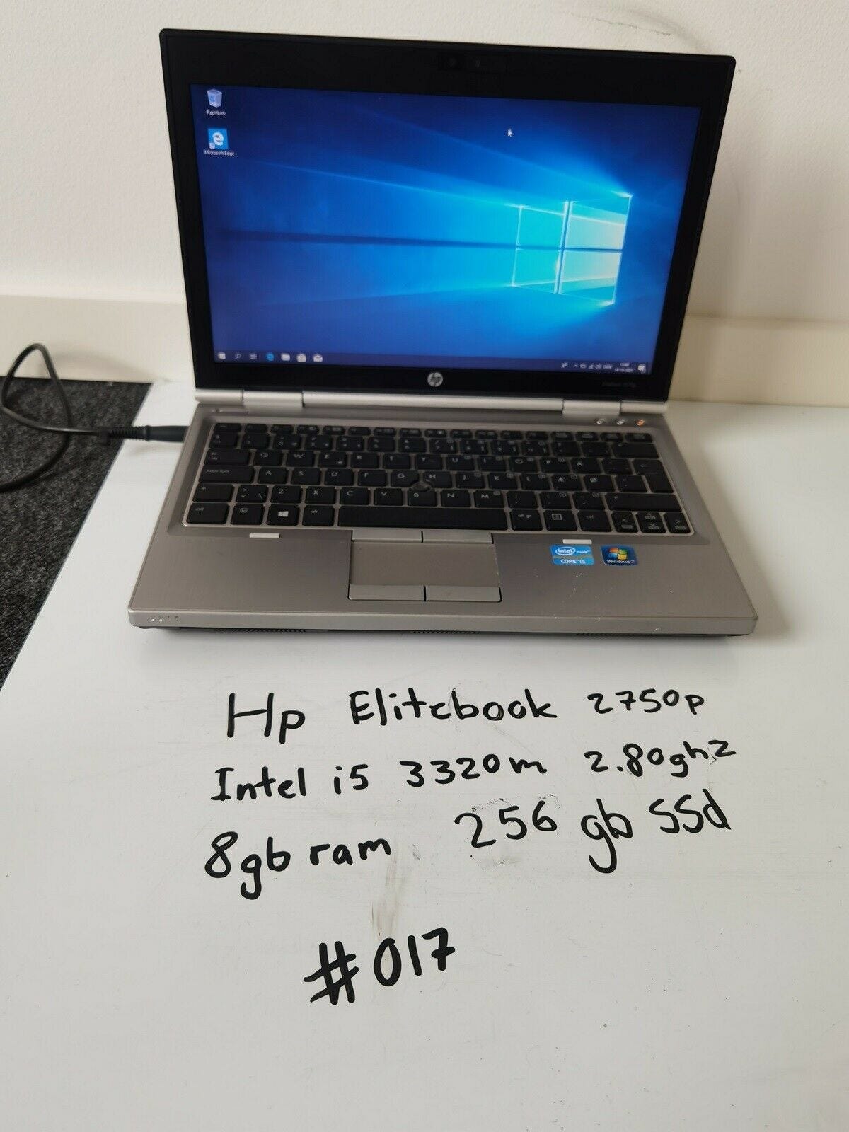 HP Elitebook 2570P, 2.80 GHz, 8 GB ram | DBA