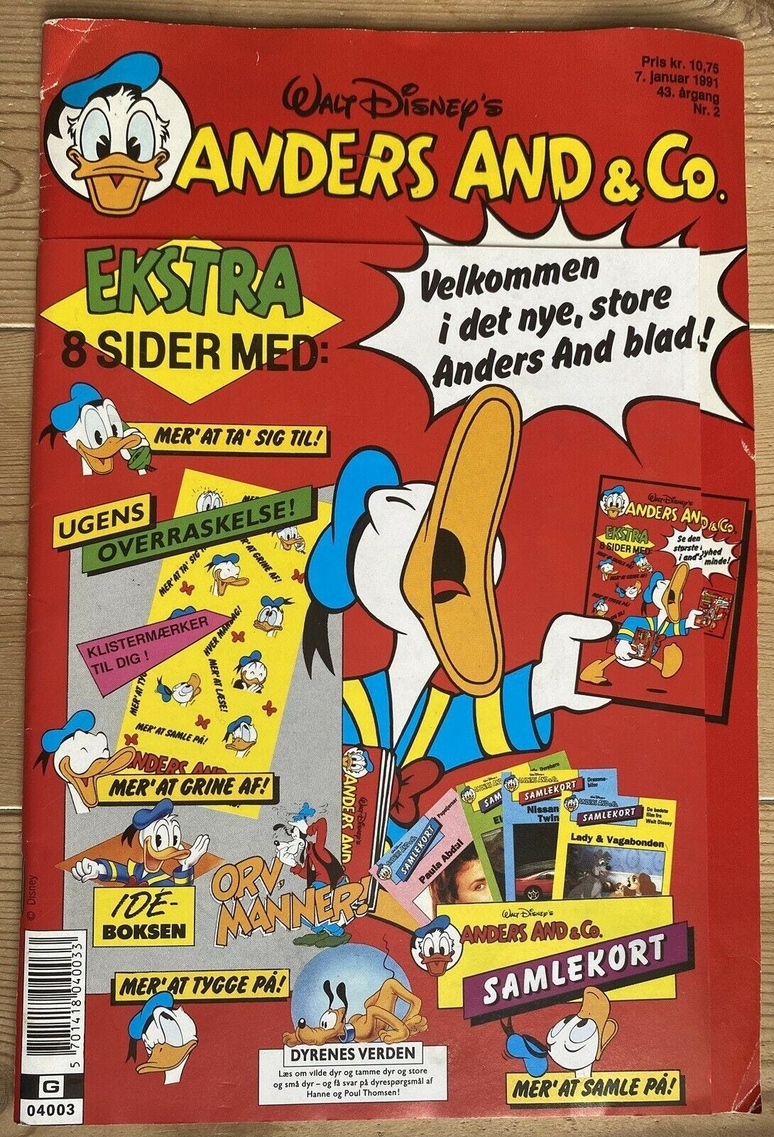 Anders And & Co. Nr. 2. 1991, Walt Disney, Tegneserie | DBA