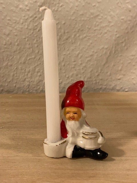 Gammel julenisse til juletræslys | DBA