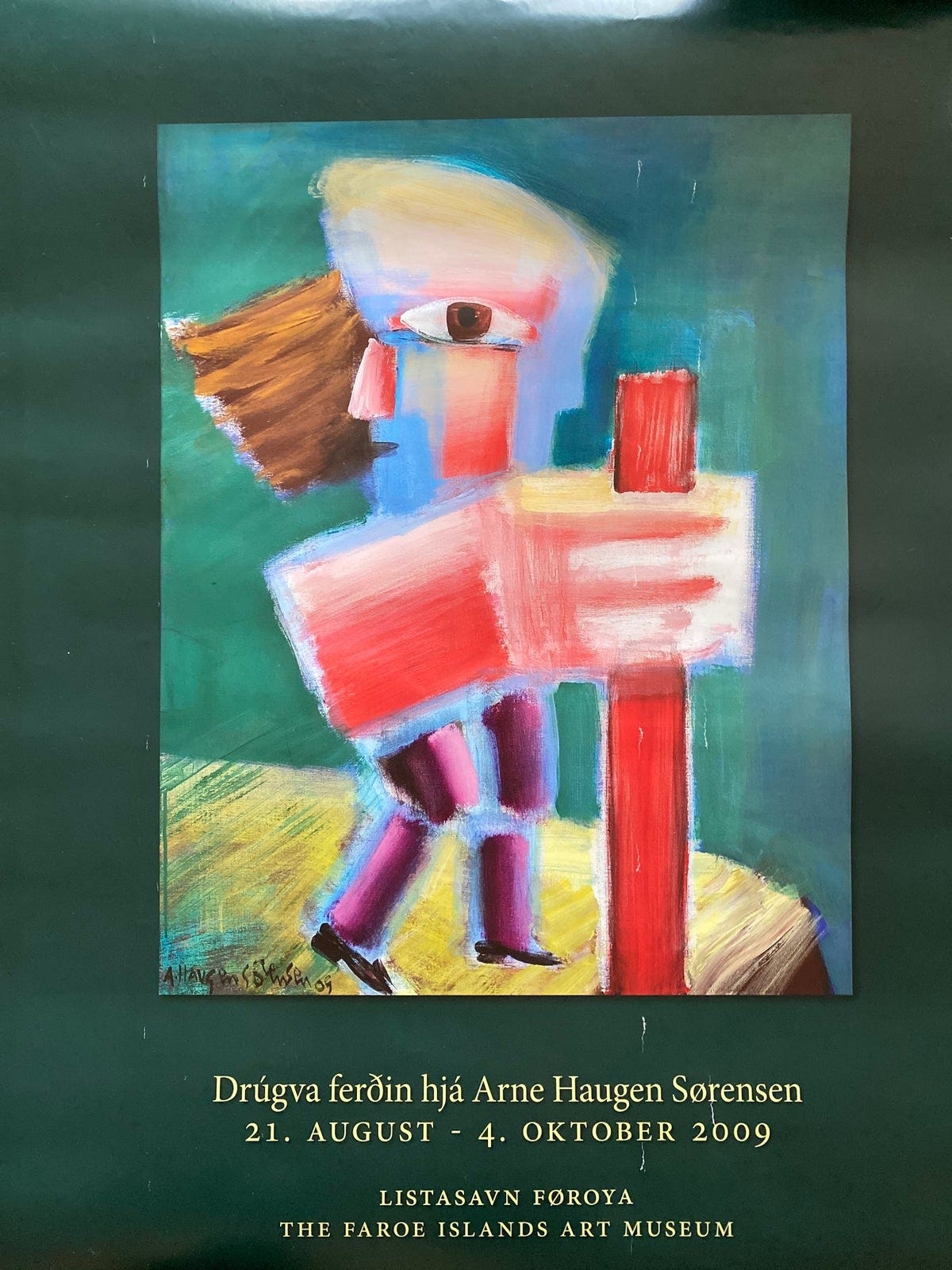 Kunstplakat Arne Haugen Sørensen, Vandringsmand | DBA