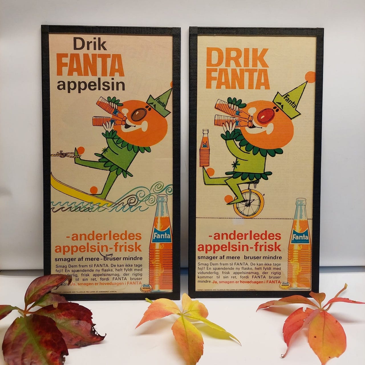 Coca Cola, Originale gamle Fanta reklamer | DBA