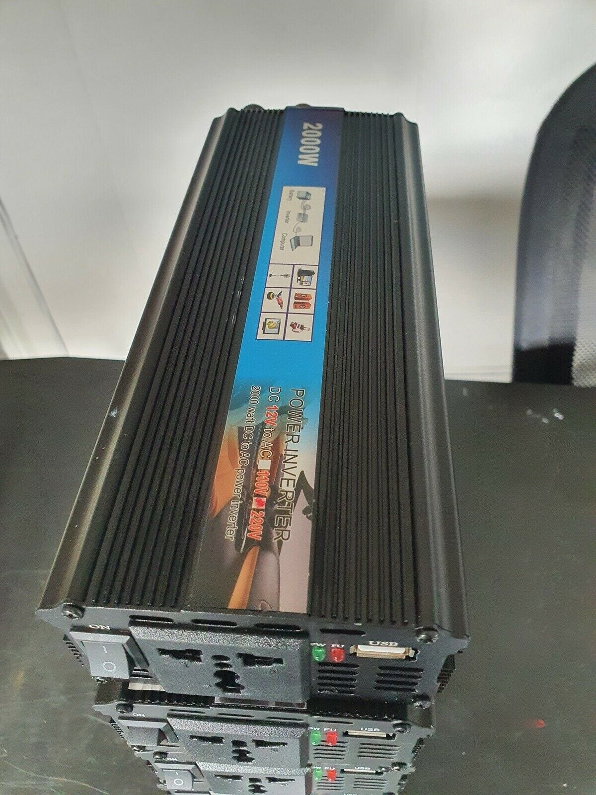 Omformer, Omformer/ Inverter 12v til 220v (4000w/2000w). | DBA