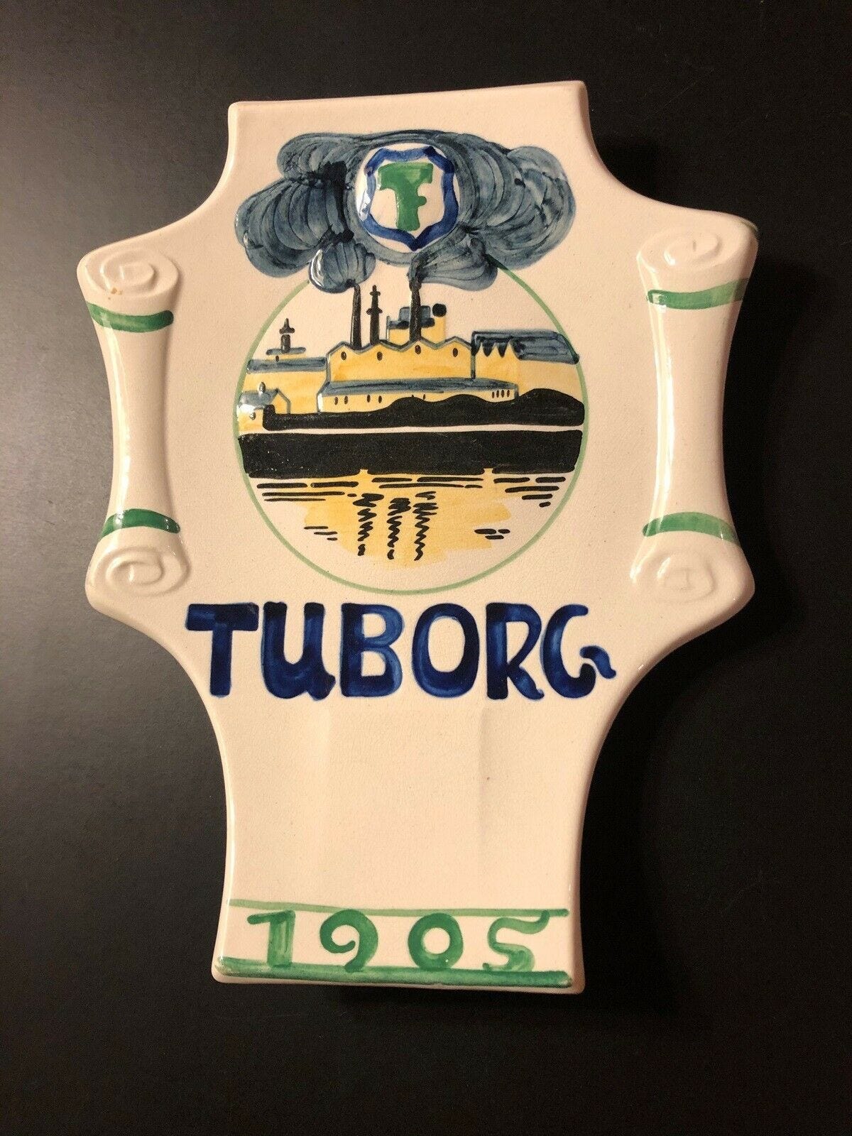 Platte, Tuborg 1905, Aluminia | DBA