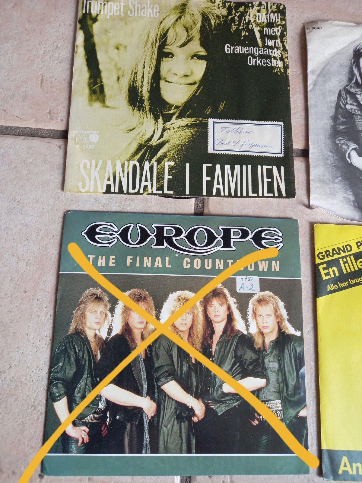Single, Bl.a. "Europe", Bl.a. "The final countdown" | DBA
