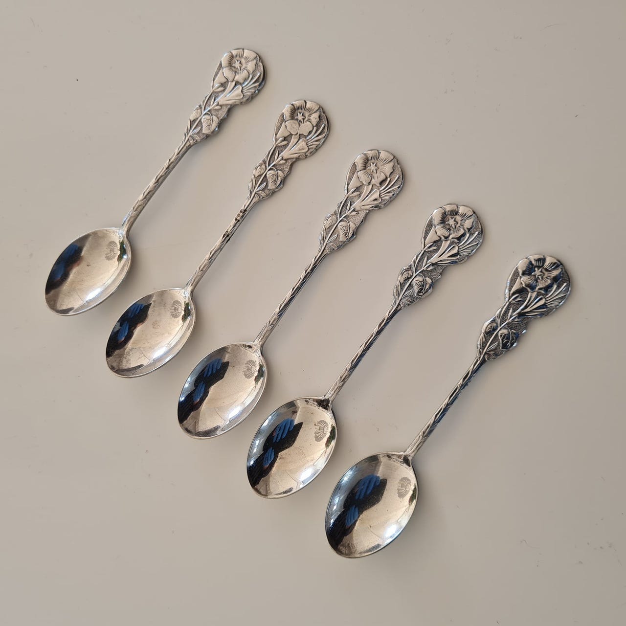 Bestik, 5 stk Te-skeer, EX PR NS ALP | DBA