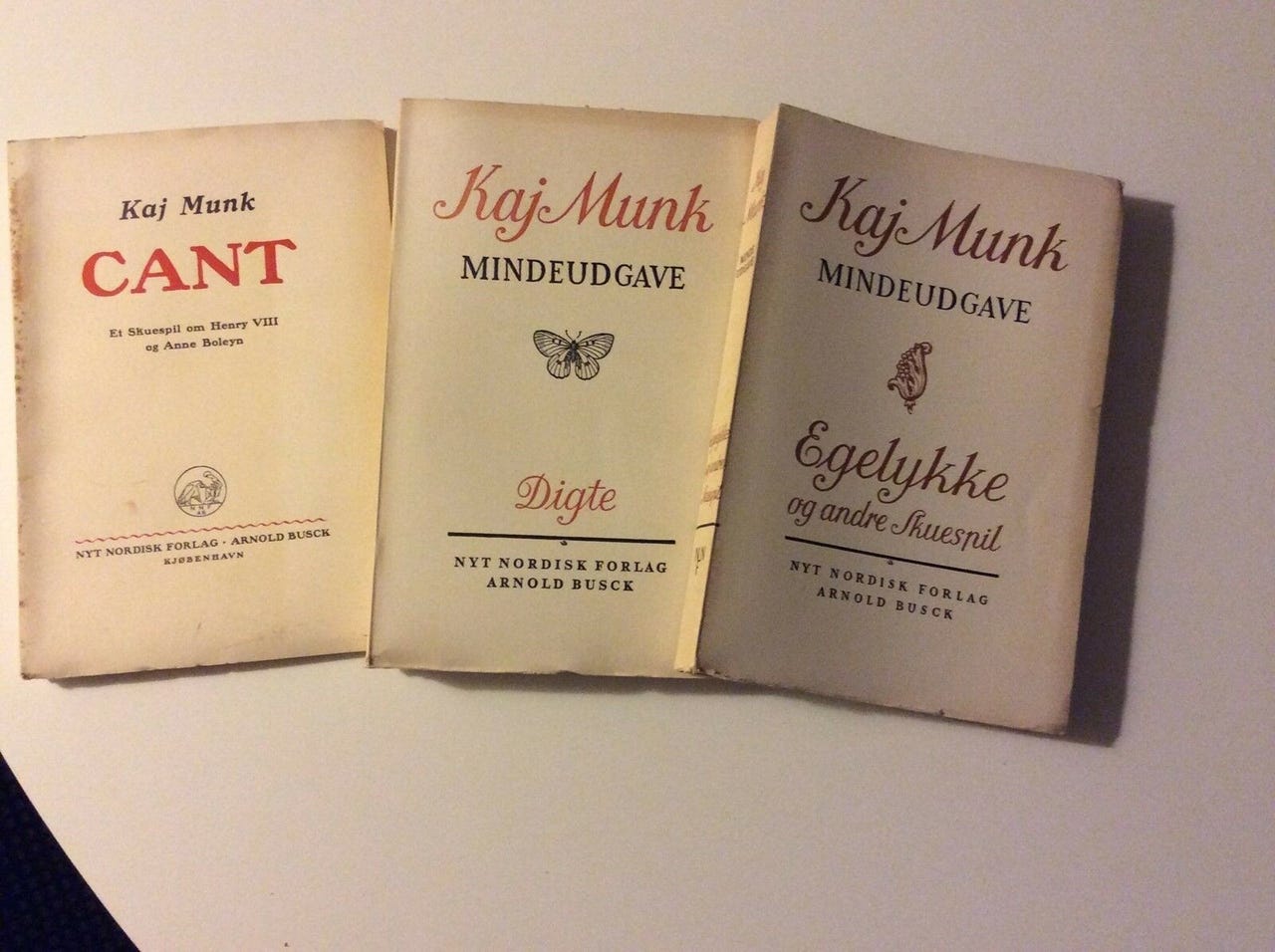 Kaj Munk Mindeudgave, Kaj Munk, emne: anden kategori | DBA