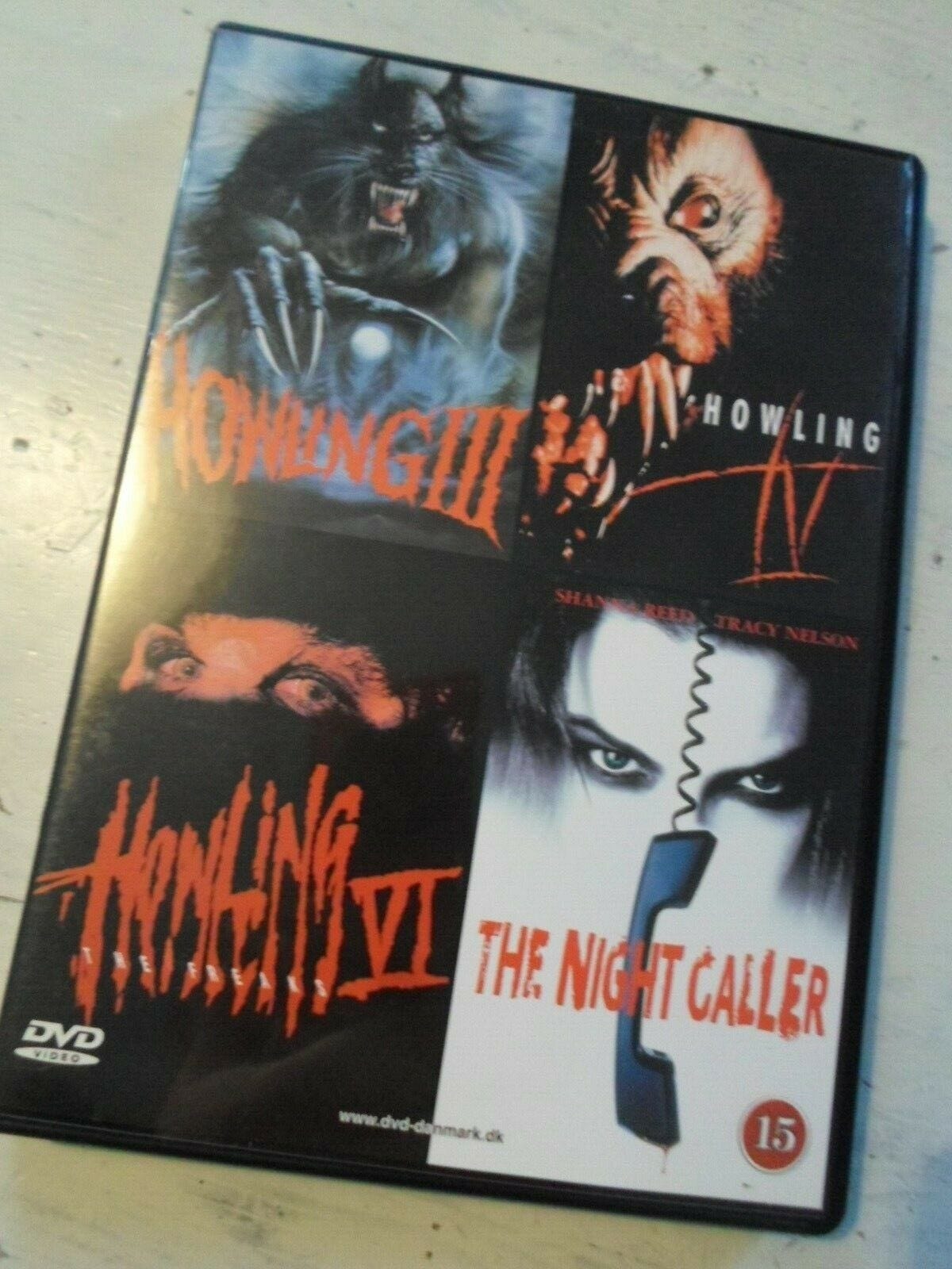Howling III / IV / VI / The Night Caller (4 film), DVD, gyser | DBA
