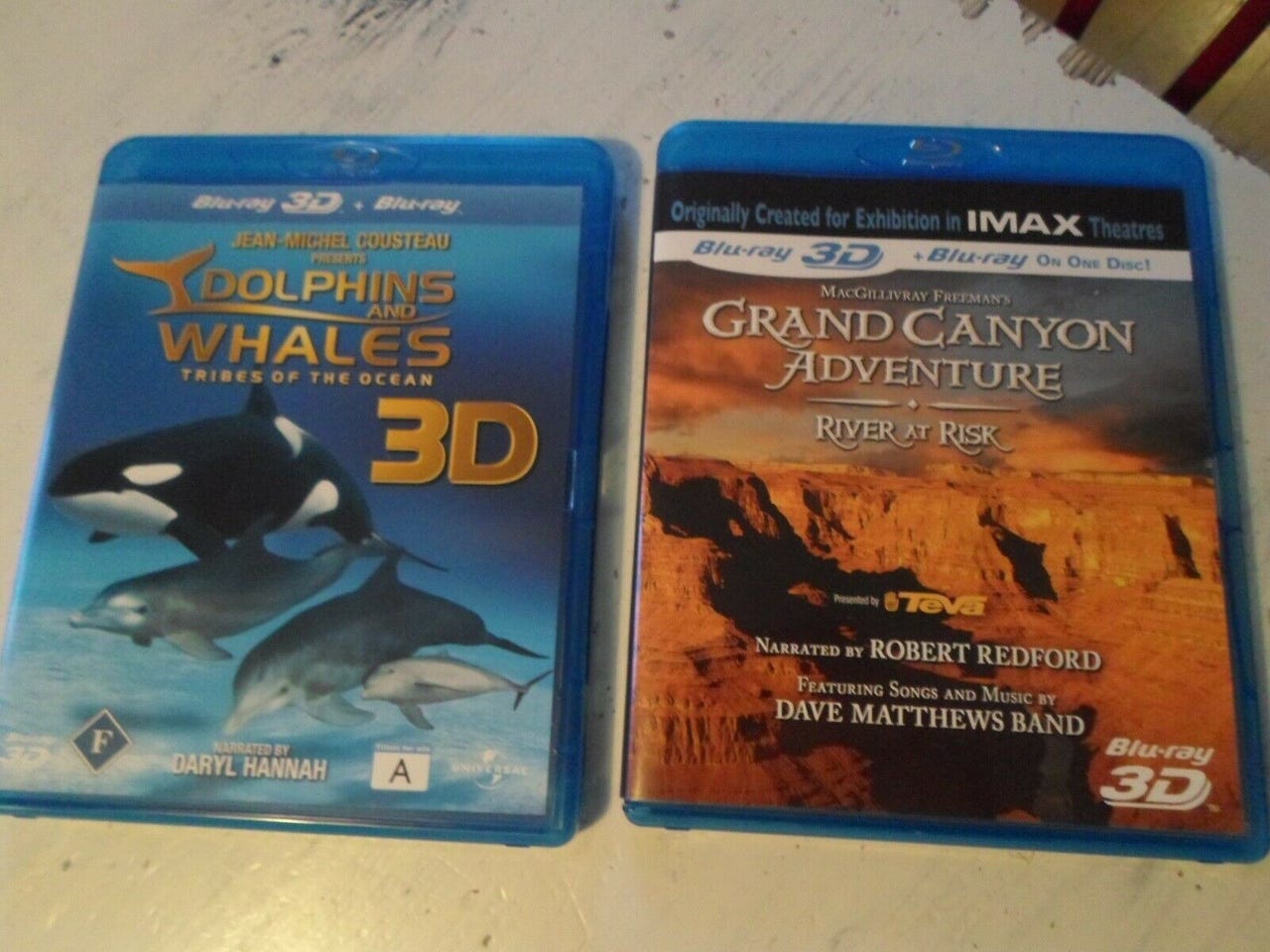 3D Imax Grand Canyon & Costeau Dolphins & Whales , Blu-ray, dokumentar ...