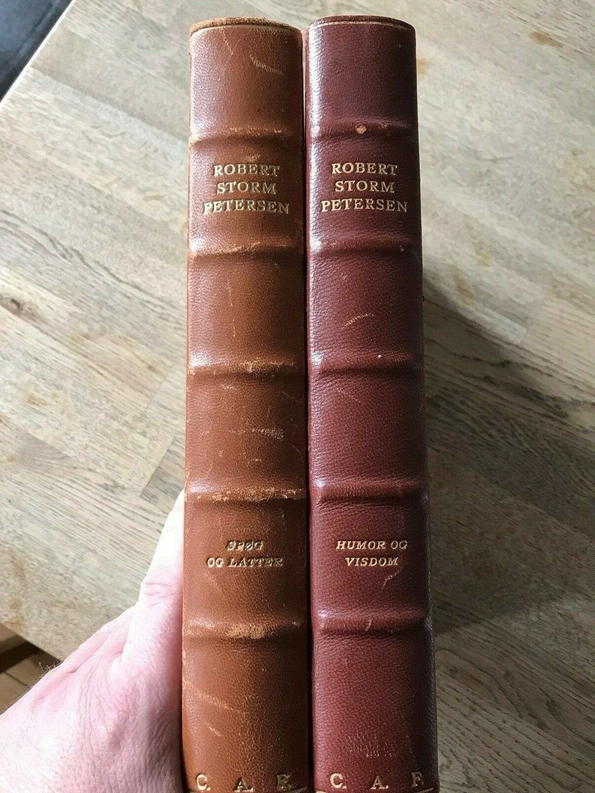 Spøg og latter & Humor og visdom, Robert Storm Petersen, genre: humor | DBA
