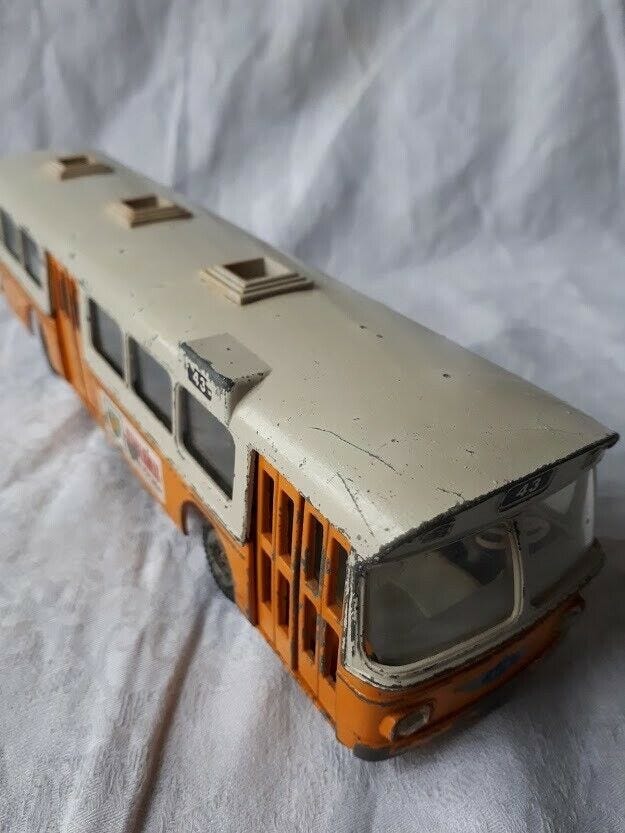 Modellastbil. Bus. Tekno. Scania. Bus KS 43. | DBA