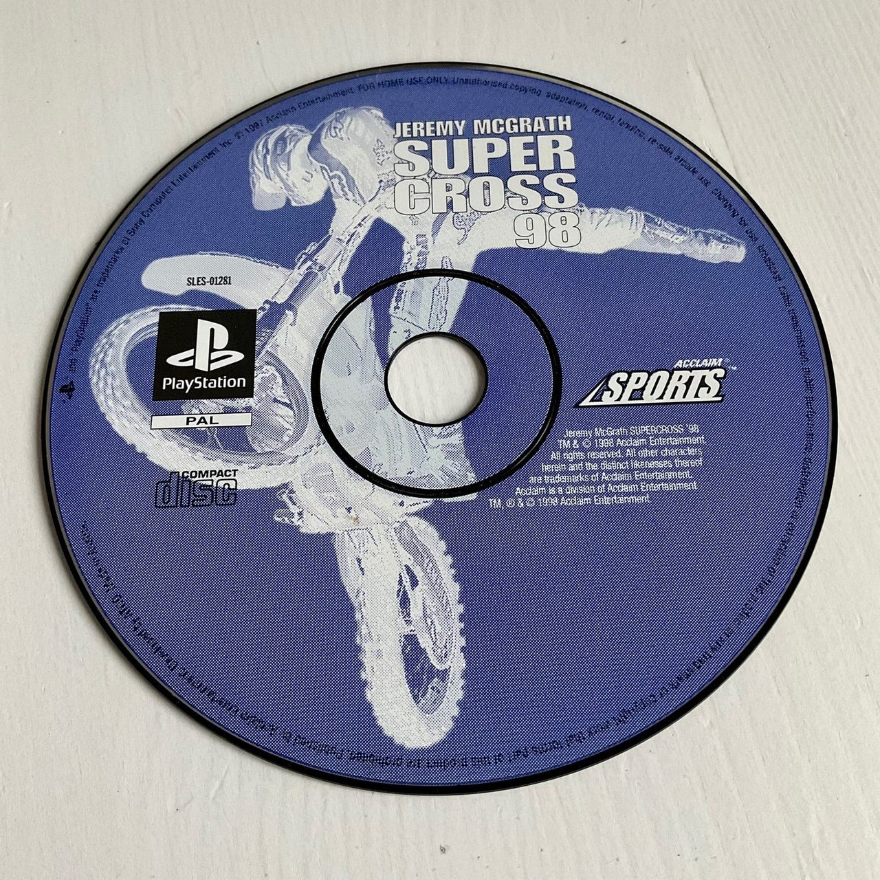 Jeremy McGrath Super Cross 98, PS, racing | DBA