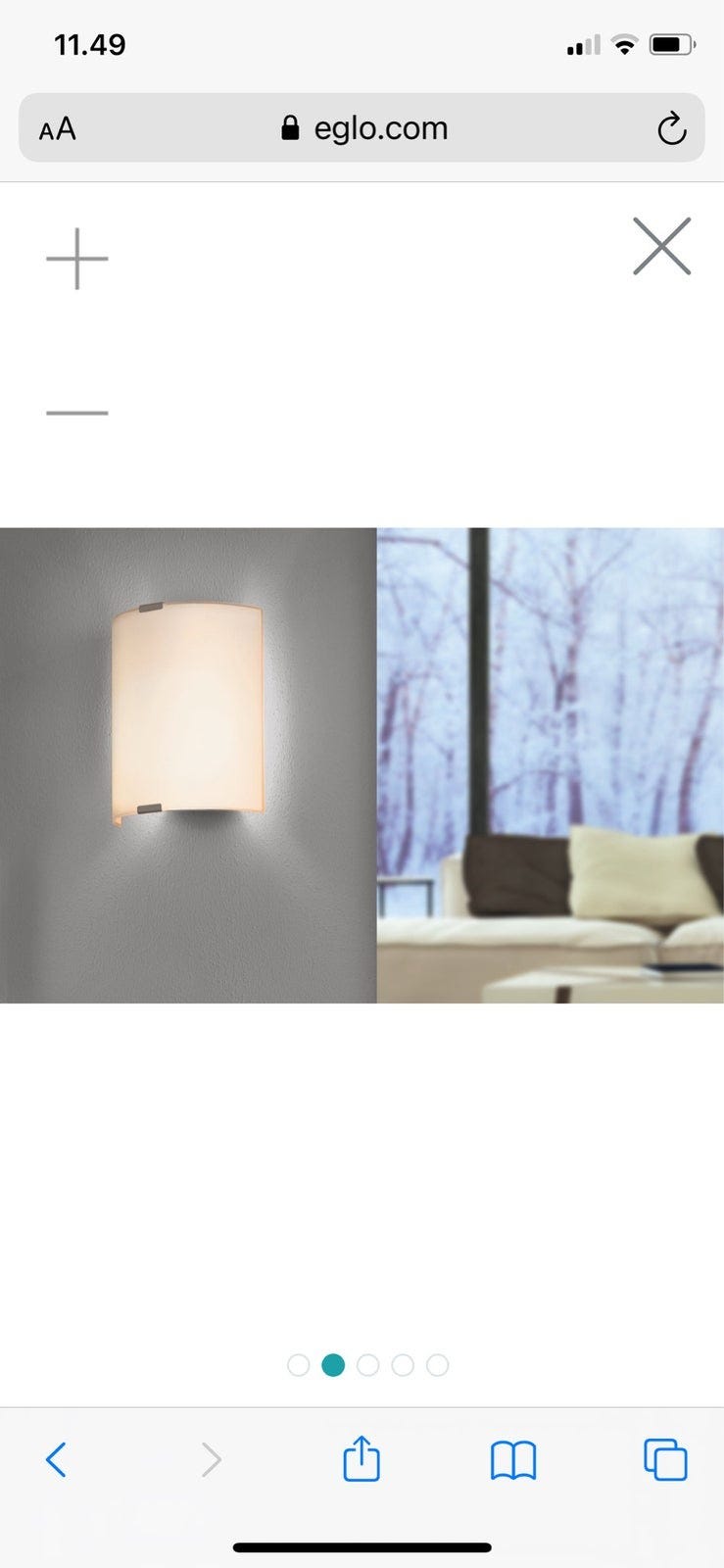 Væglampe, Eglo | DBA