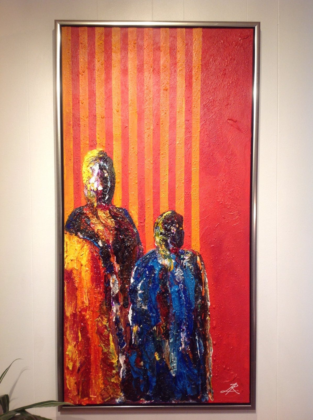 Akryl maleri, Leif Rabøl, 60x120cm. Fiks færdig, malerier, privat, fri ...