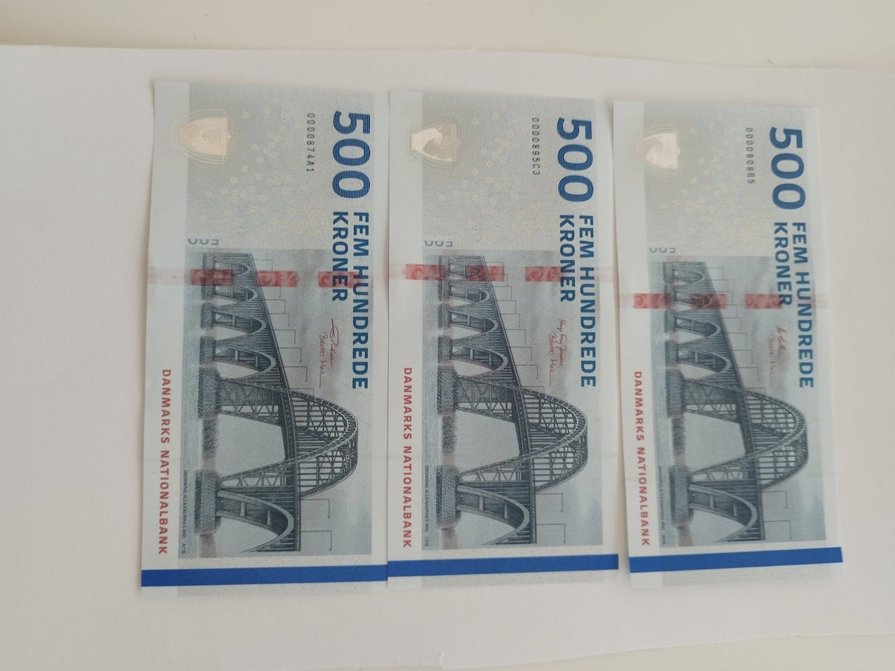Danmark, sedler, 500 | DBA