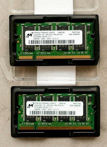 Micron Technology, 256 x2, DDR SDRAM | DBA