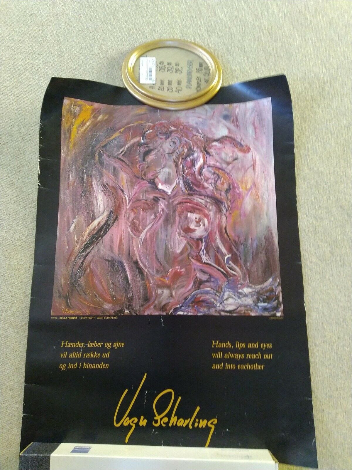 Plakat, Vagn scarling, motiv: Bella Donna | DBA