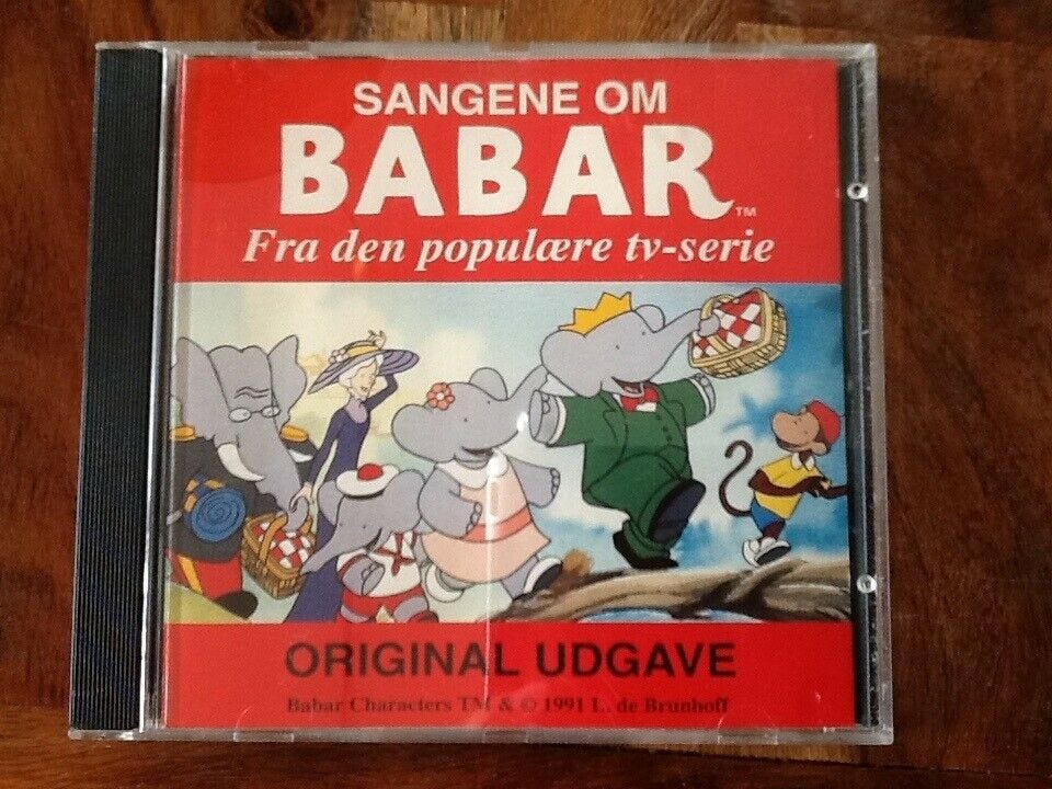 Ukendt kunstner: Sangene om Babar, børne-CD | DBA