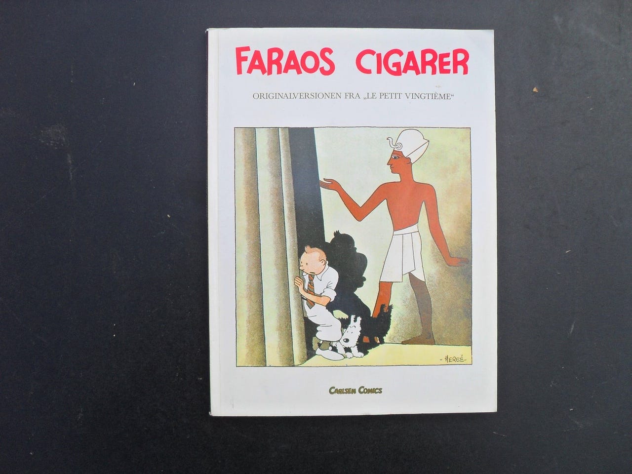 TINTIN FARAOS CIGARER ORIGINAL VERSION, HERGE, Tegneserie | DBA