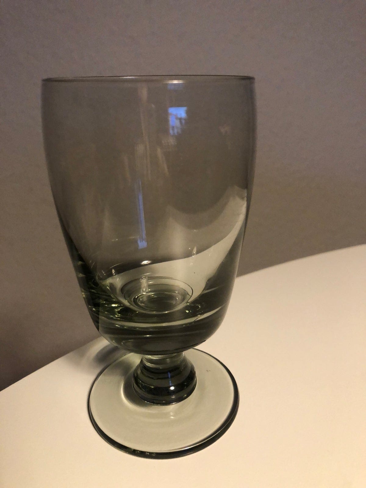 Glas, Hvidvinsglas, Holmegaard Almue Smoke | DBA