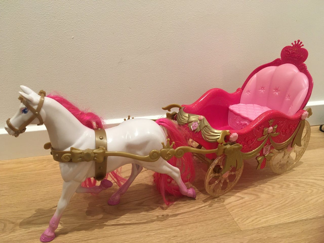 Barbie, Prinsesse karret og hest | DBA