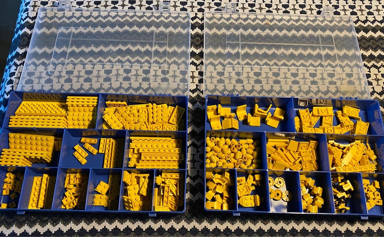 Lego andet, gule reservedele | DBA