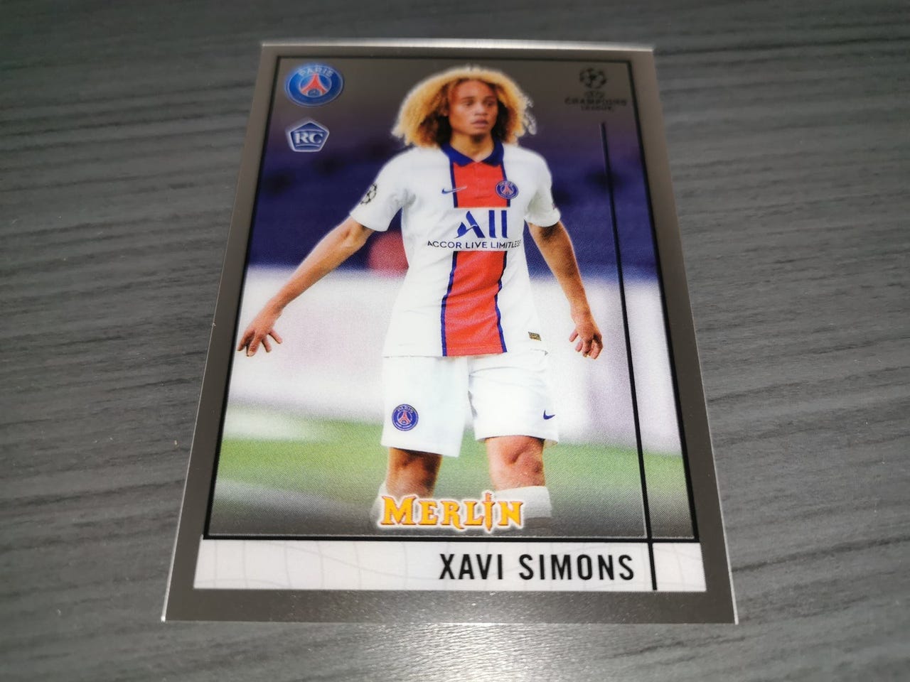 Samlekort, Xavi Simons topps finest Rookie psg kort | DBA