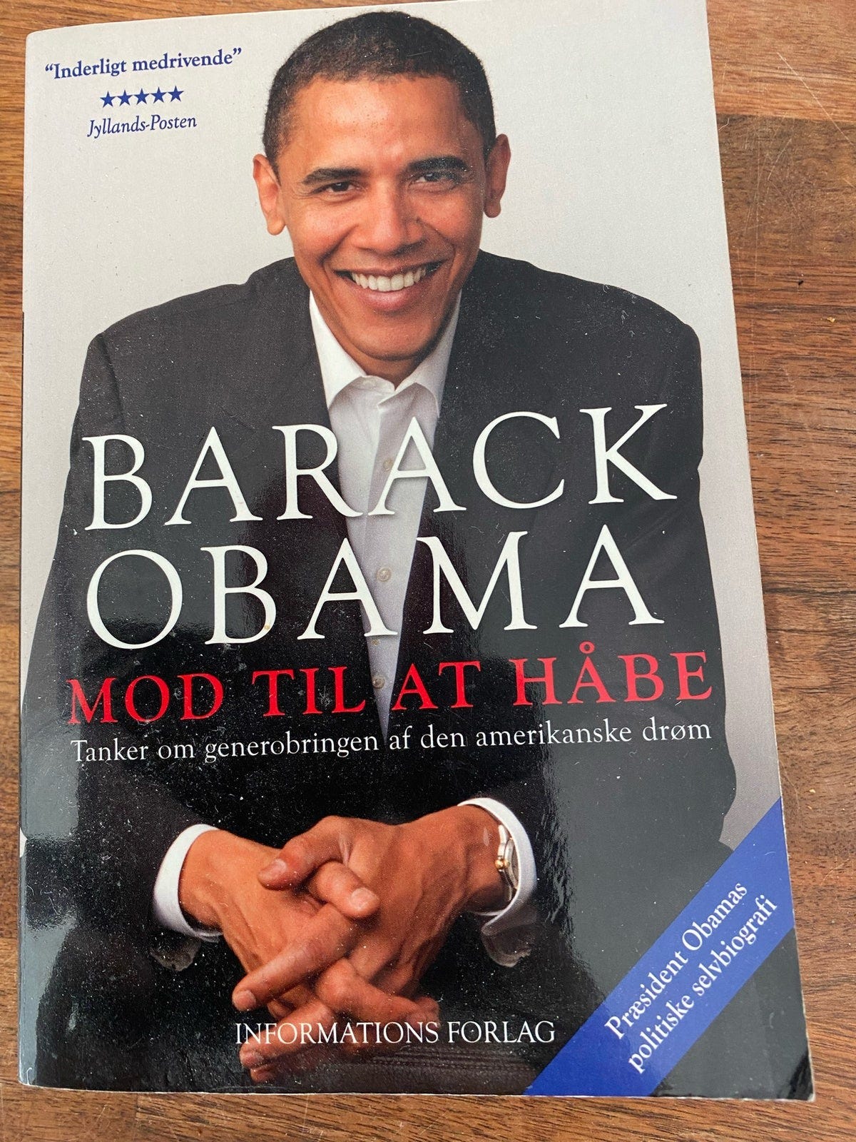 Mod til at håbe, Barack Obama, emne: politik | DBA