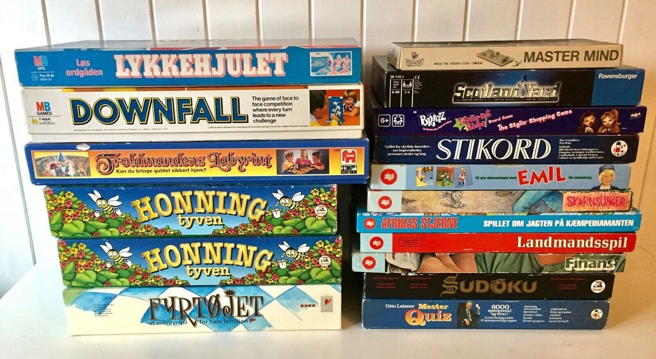 Forskellige spil FRA 30kr, brætspil | DBA