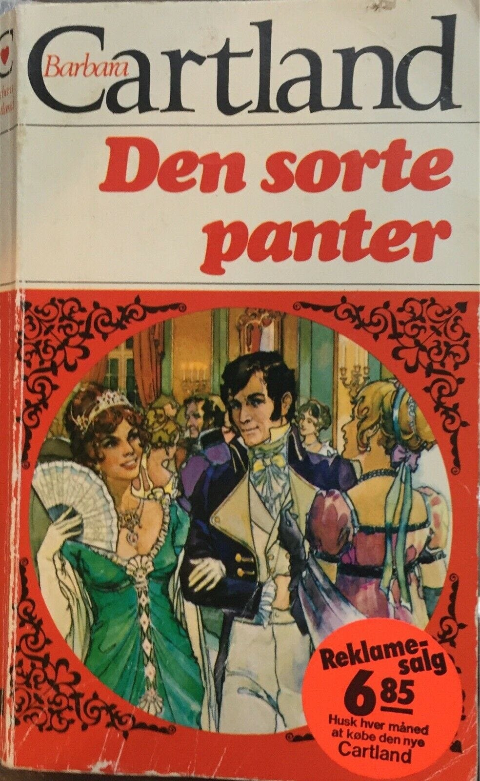Den sorte panter, Cartlland, genre: roman | DBA
