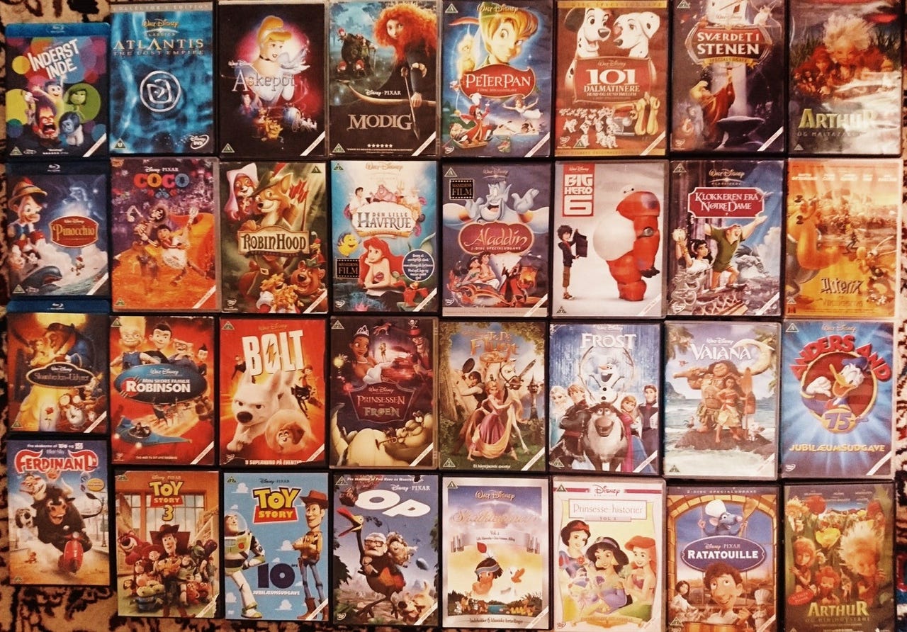 Børne- og tegnefilm, instruktør Walt Disney, DVD | DBA