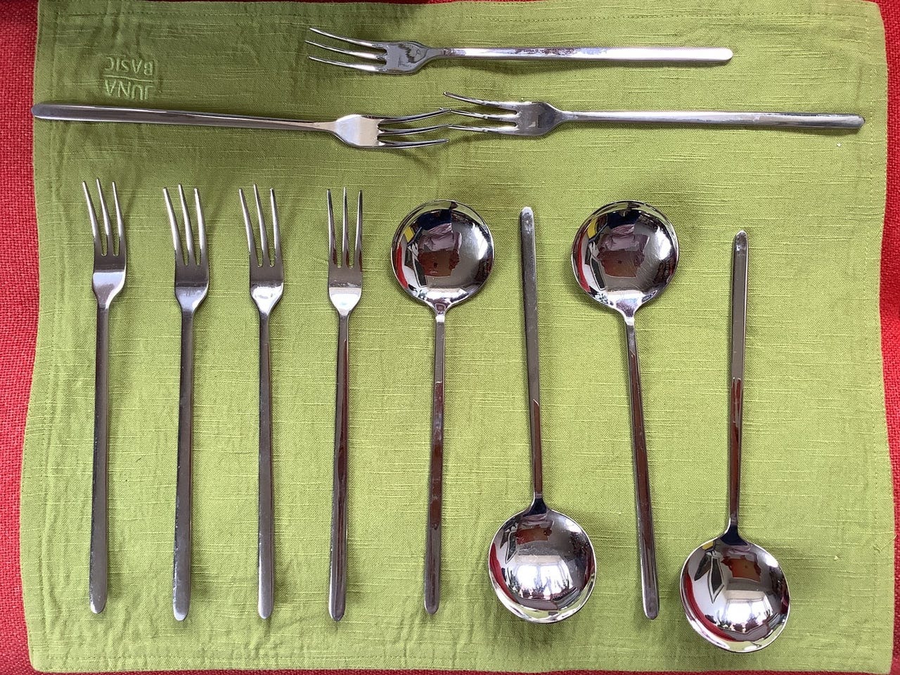 Rustfrit stål, Spaghetti sæt/ spaghetti bestik, Gense/Norm? | DBA